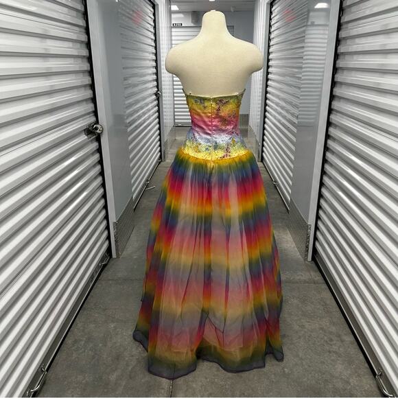 Precious Formals | Dresses | Vintage 9s Precious Formals Rainbow Tulle ...